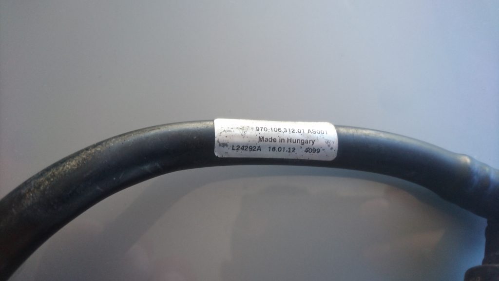 Przewód Chłodnicy 97010631201 Porsche Panamera - Części zamienne ...